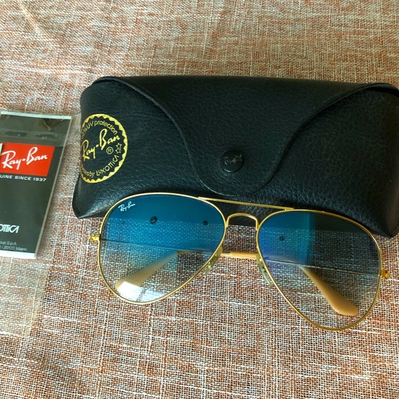 Ray-Ban | Accessories | Rayban Large Aviator Metal Frame | Poshmark